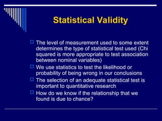 Comprehensive Quantitative Research Design and Measurement Methods | PPT