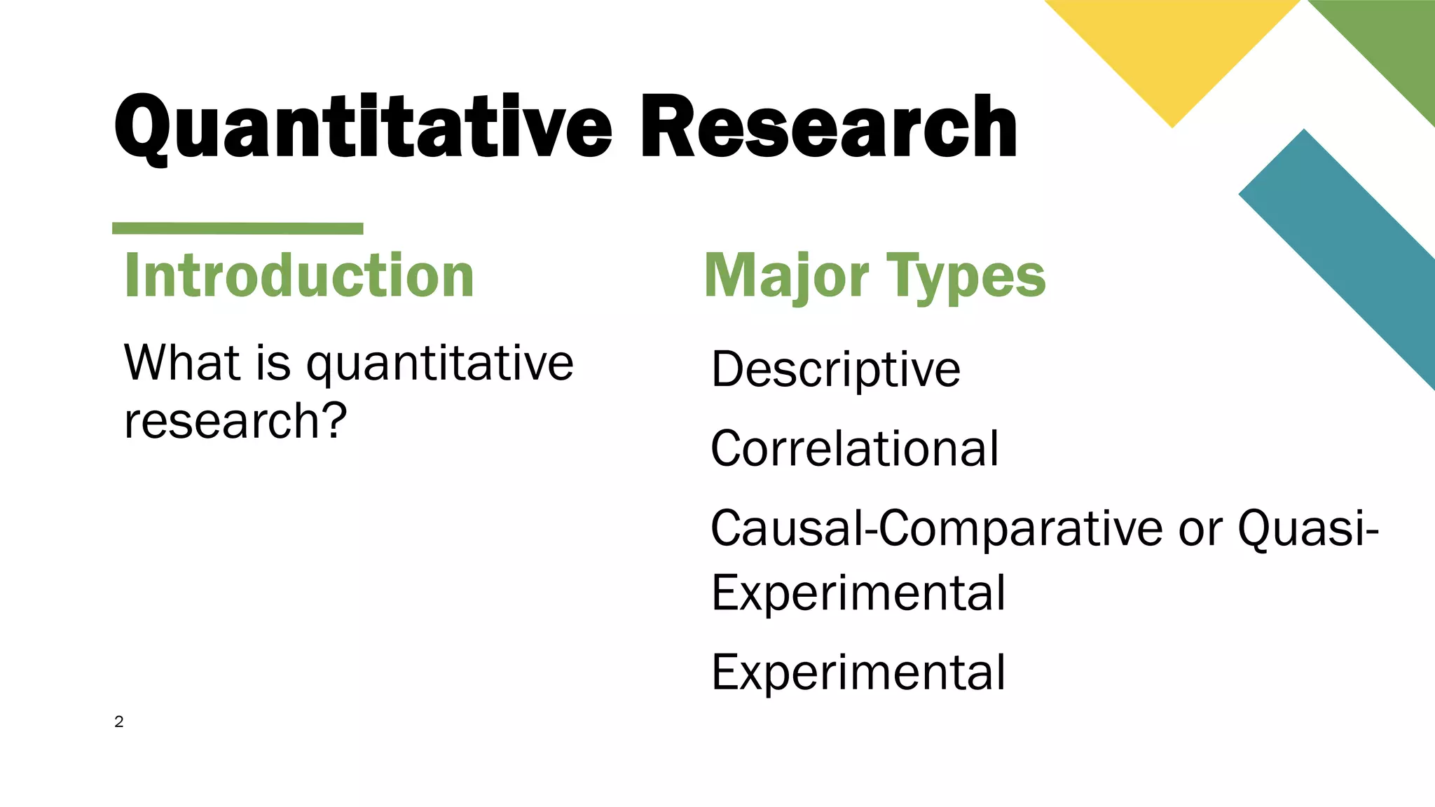 Quantitative research designs | PDF | Science