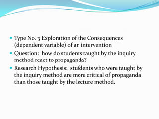 Quantitative research methodologies | PPTX