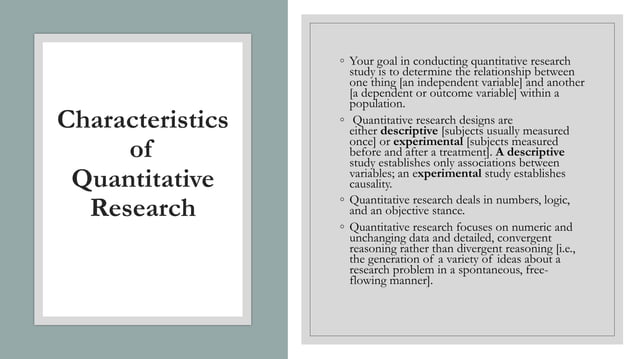 Quantitative research presentation, safiah almurashi | PPT