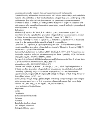 Quantitative Research Proposal College.pdf | Undergraduate Education ...