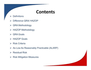 Quantative-Risk assessment-Hazop-Study | PDF