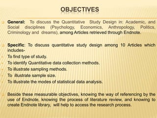 Quantitative study | PPTX