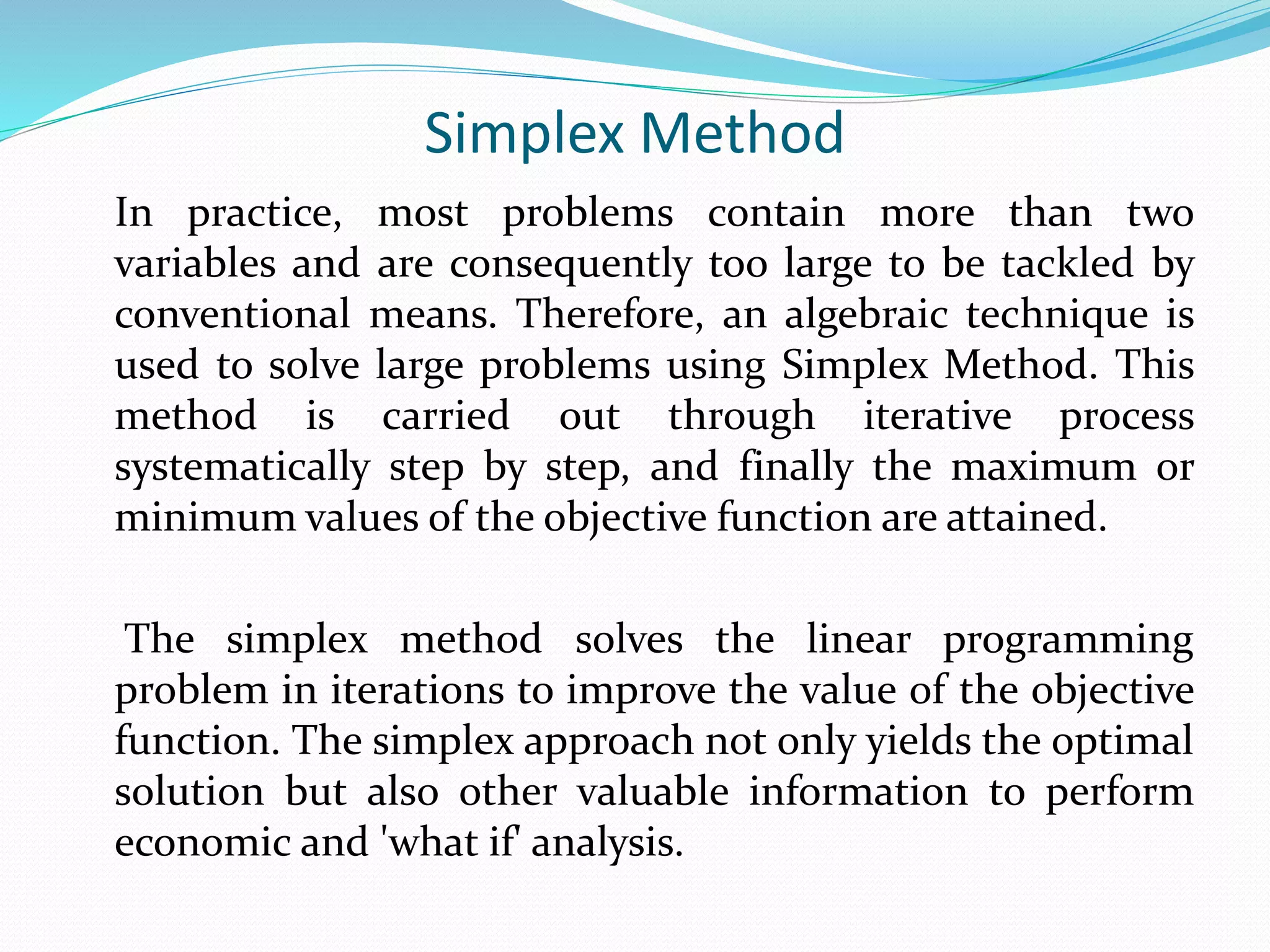Quantitativetechniqueformanagerialdecisionlinearprogramming 090725035417-phpapp02 | PPTX