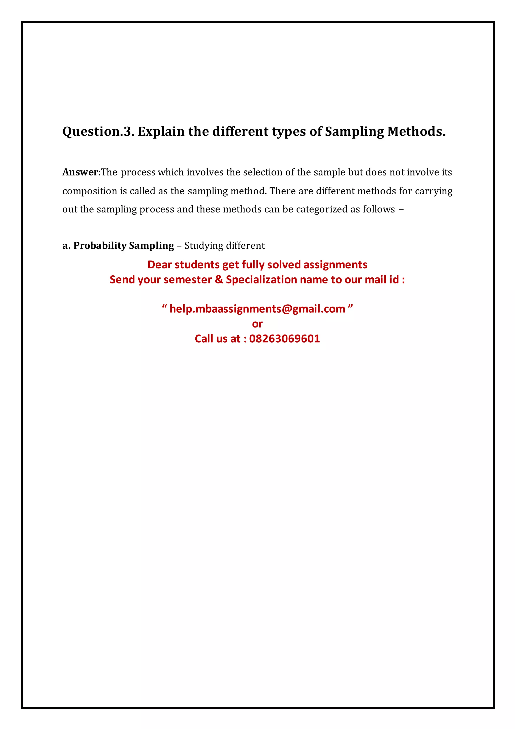 Quantitative techniques | DOCX