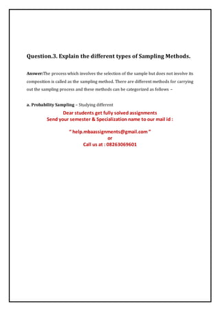 Quantitative techniques | DOCX