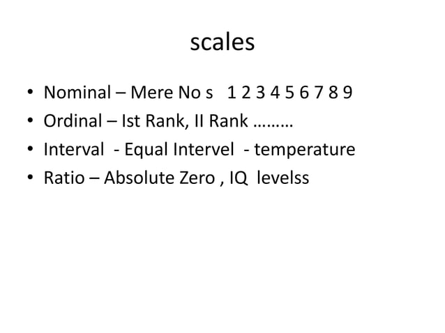 Quantitative techniques for psychology | PPTX