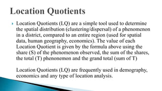 Quantitative techniques in geography | PPTX