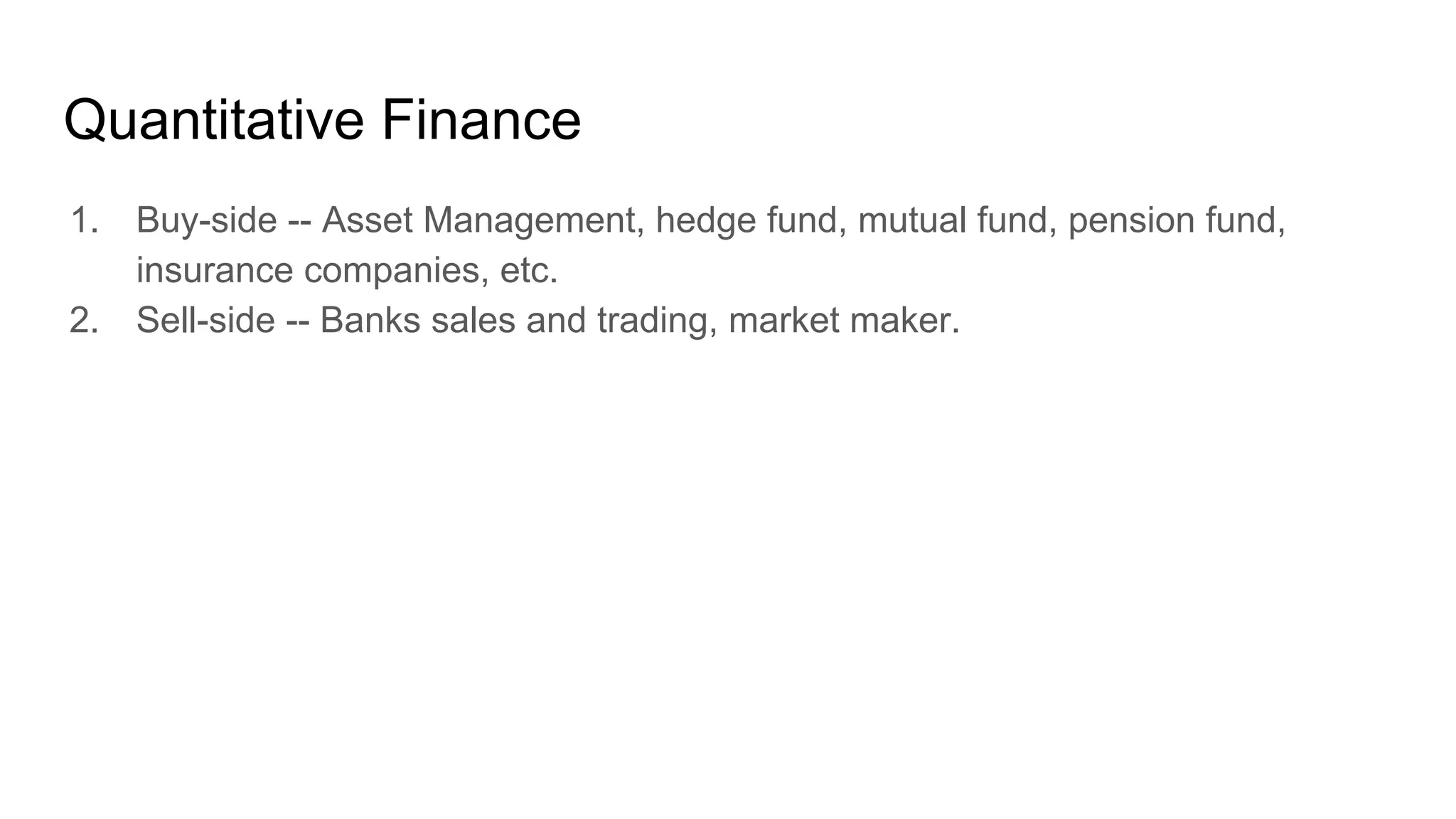 Quantitative Trading | PDF