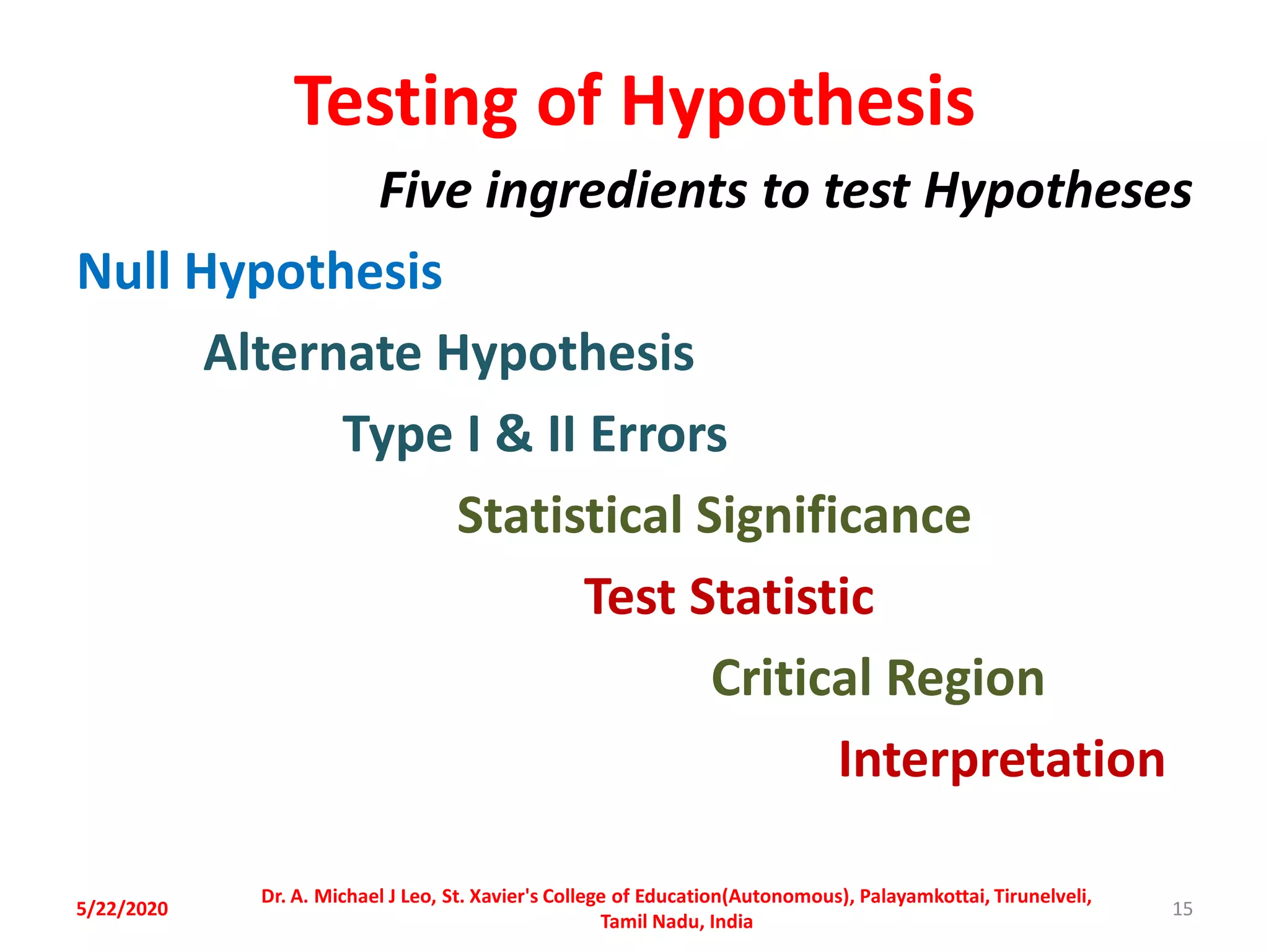 Quantitative Data Analysis Standard Error Effect Size Scales Of Measurement Ppt