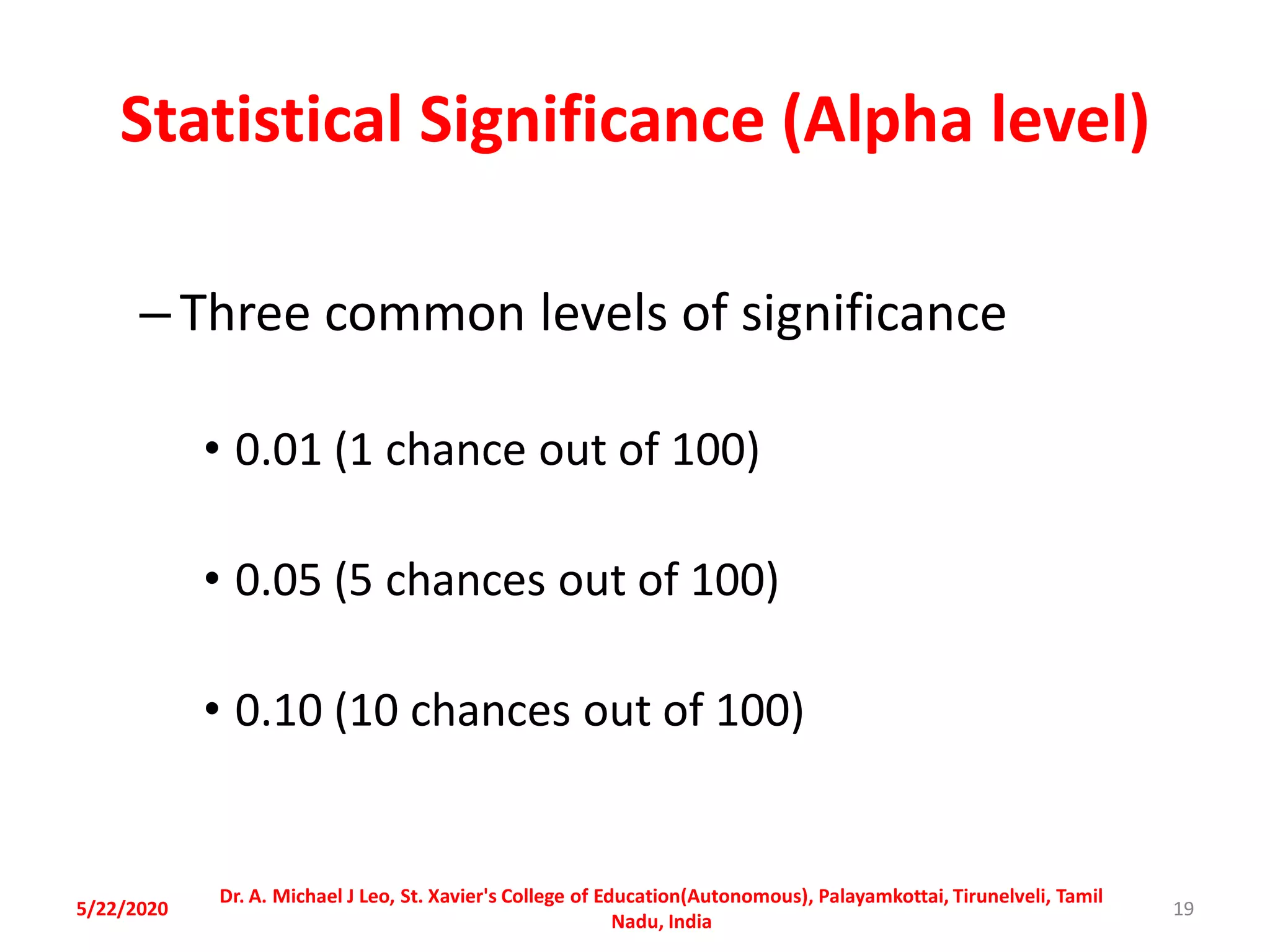 Quantitative Data Analysis Standard Error Effect Size Scales Of Measurement Ppt
