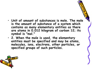 Quantities and unit | PPT
