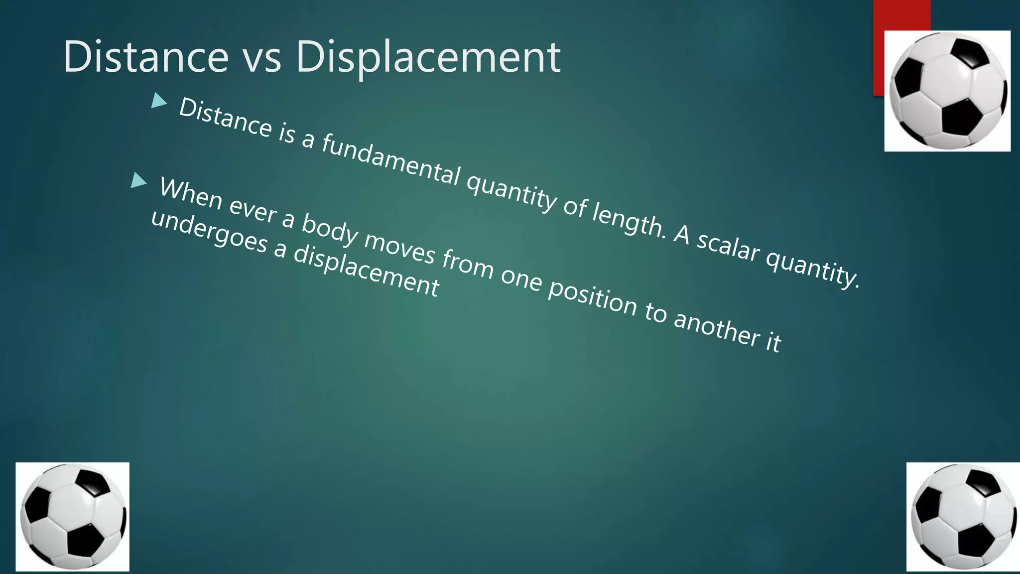 scalar v vector quantities | PPT