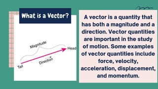 Quantities of Motion and its function and types | PDF