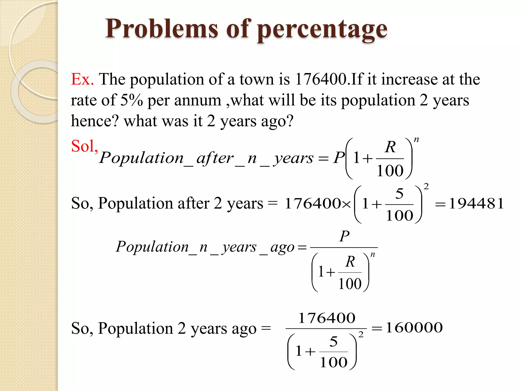 Percentage math basics | PPTX