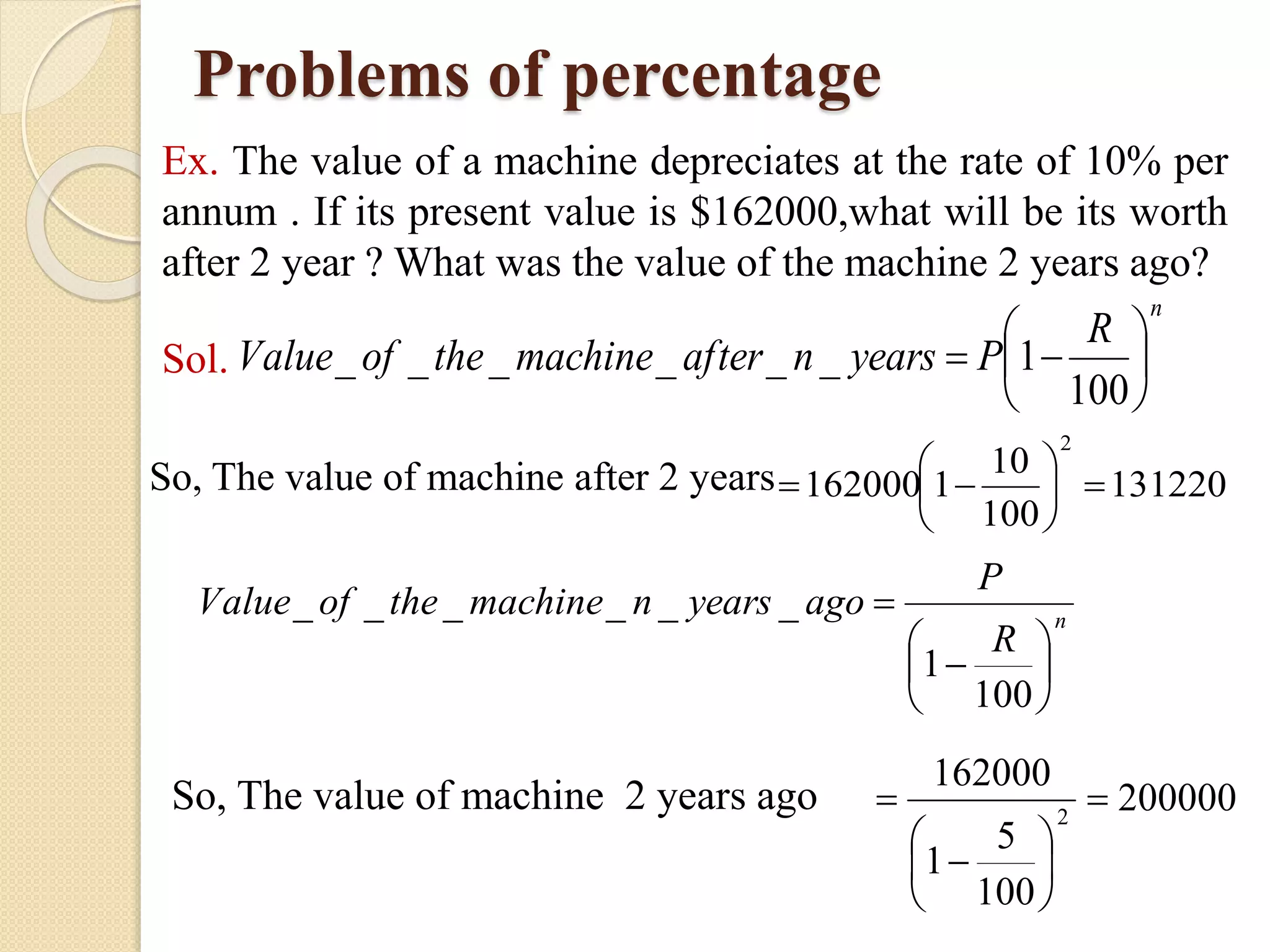 Percentage math basics | PPTX