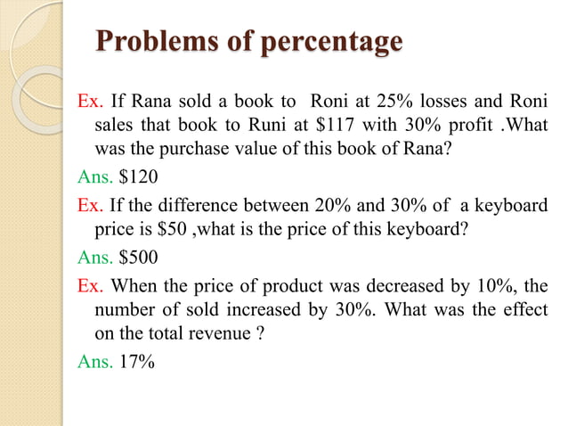 Percentage math basics | PPTX | Business | Business and Finance