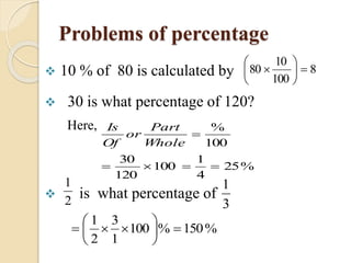 Percentage math basics | PPT