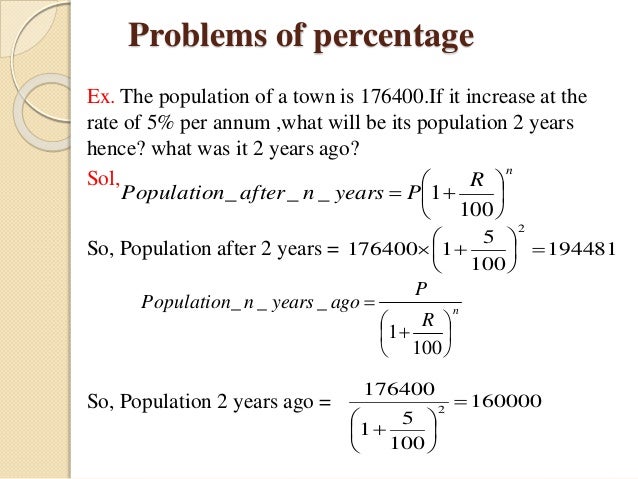Percentage math basics