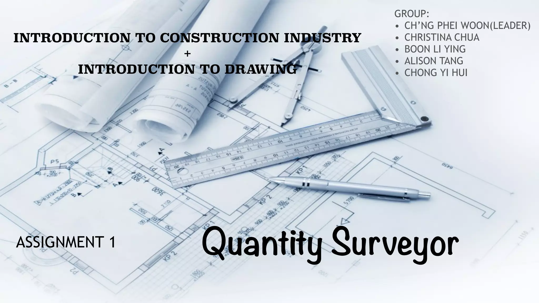 Quantity surveyor (ici+itd) | PDF