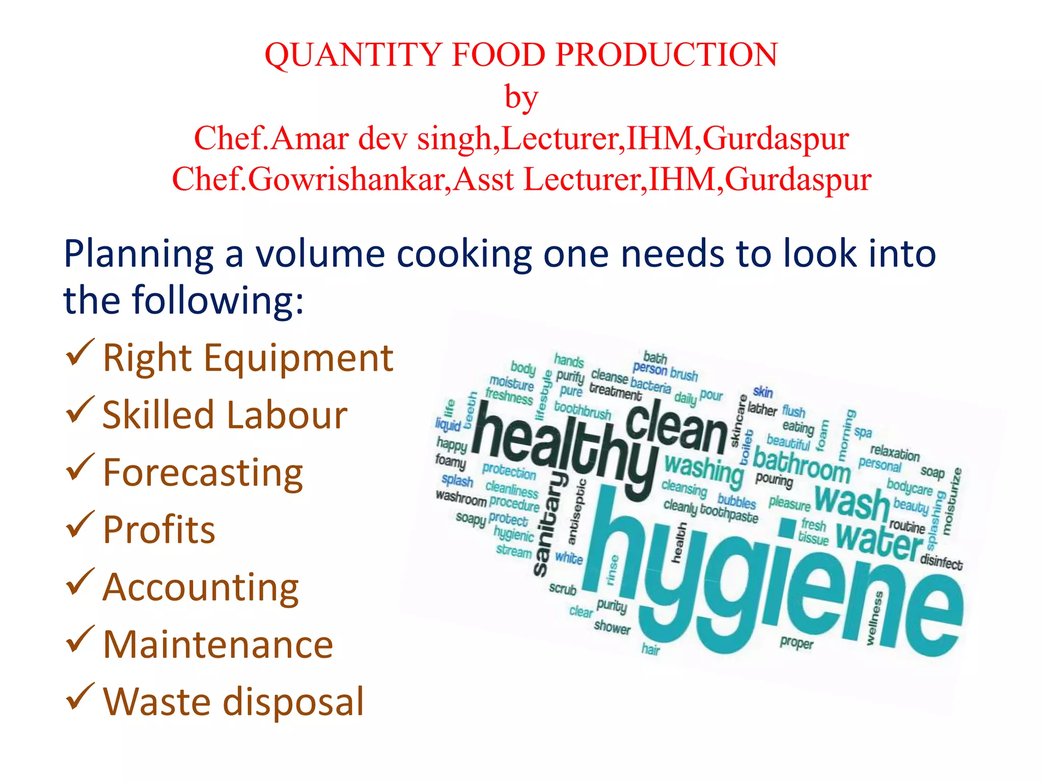 quantity food production.ppt