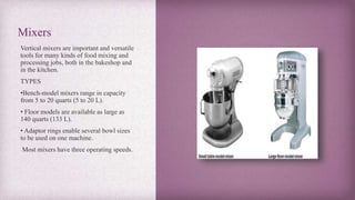 Quantity kitchen equipments | PPTX