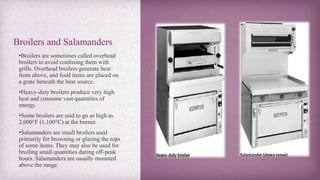 Quantity kitchen equipments | PPTX