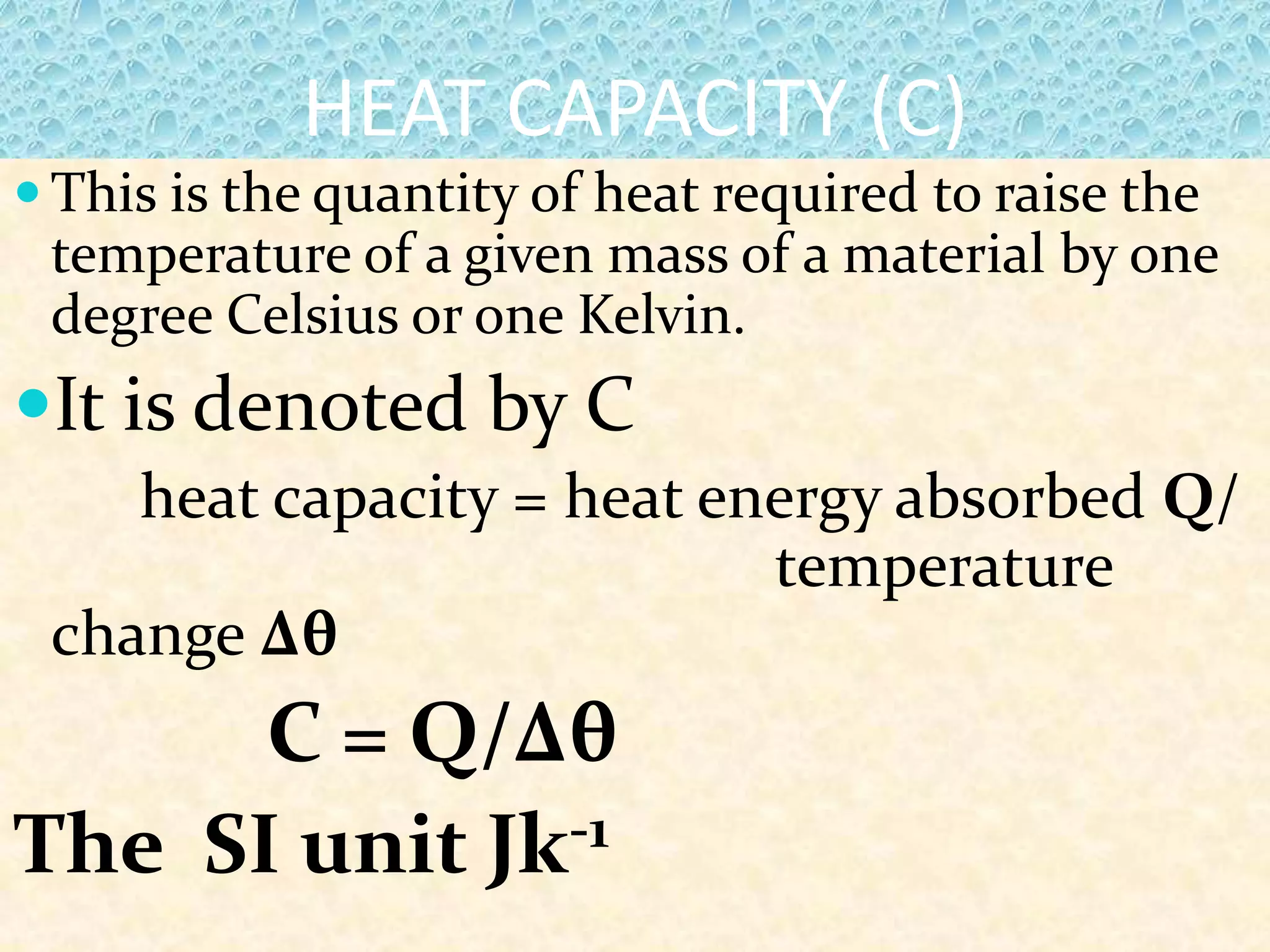 Quantity of heat | PPTX
