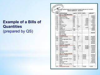 Quantity surveying drawing FNBE 2014 | PDF