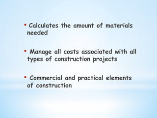 Quantity surveying drawing FNBE 2014 | PDF