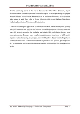Quantity surveying practise | PDF