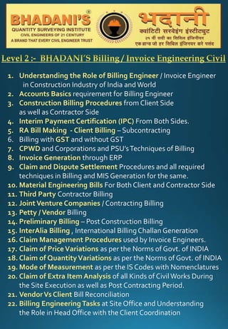 presentation quantity survey and estimate | PPTX | Civil Engineering Industry | Industries