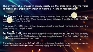 Quantity theory of money - Cash Transaction Approach | PPTX