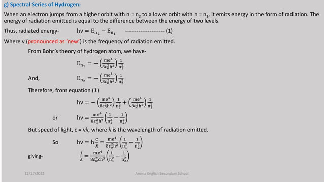 Quantization of energy.pptx | Chemistry | Science