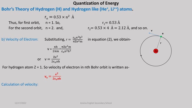 Quantization of energy.pptx | Chemistry | Science