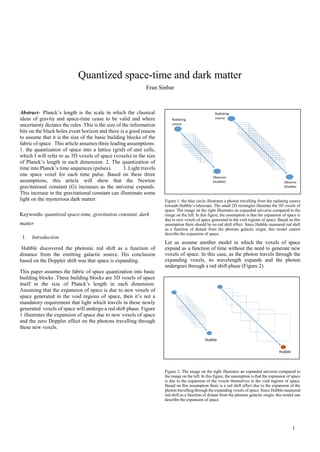 Quantized space time and dark matter | PDF