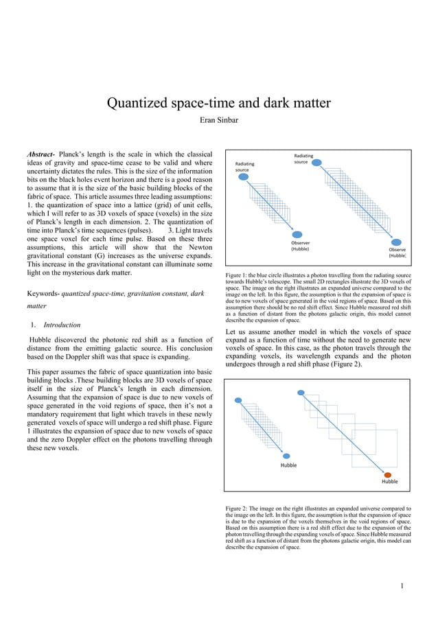 Quantized space time and dark matter | PDF