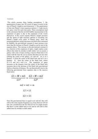 Quantized space time and dark matter | PDF