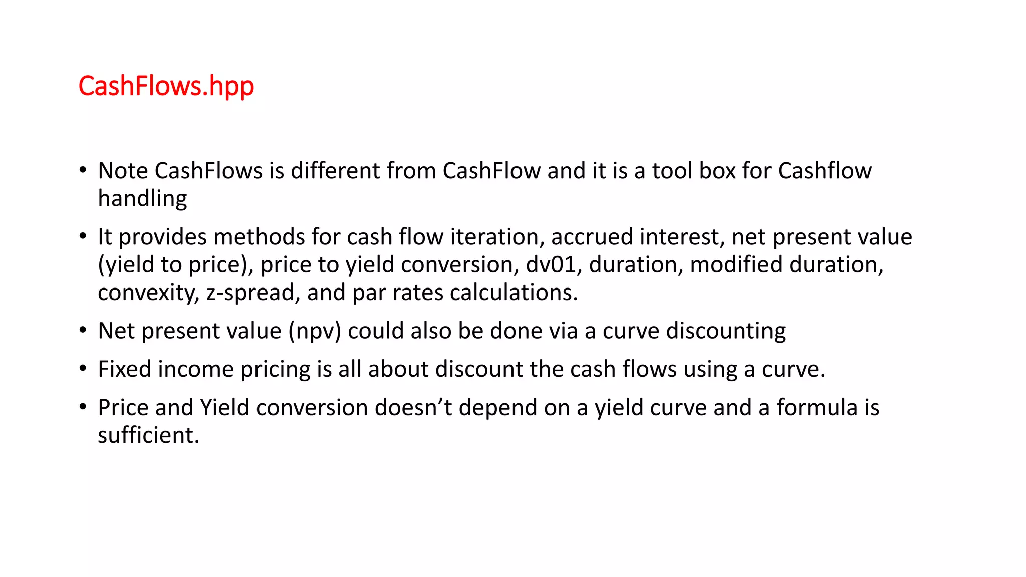 QuantLib Bond Analytics Tutorial | PPT