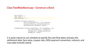 QuantLib Bond Analytics Tutorial | PPT