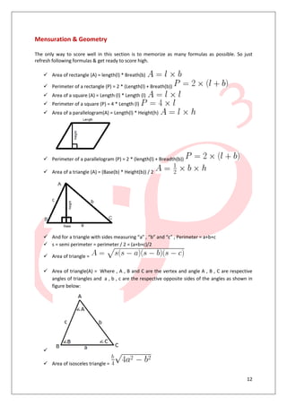Quantitative Aptitude Test (QAT)-Tips & Tricks | PDF