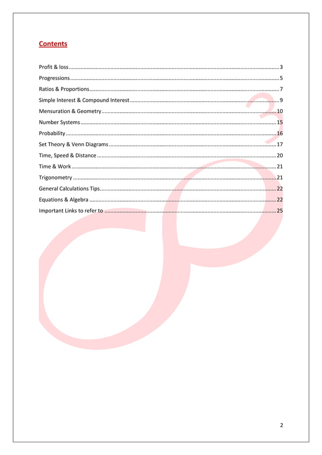 Quantitative Aptitude Test (QAT)-Tips & Tricks | PDF
