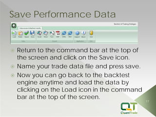 Backtesting Engine for Trading Strategies | PDF