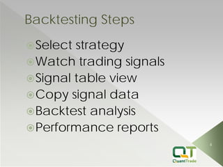 Backtesting Engine for Trading Strategies | PDF | Business Accounting ...