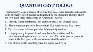 Quantum cryptography | PPT