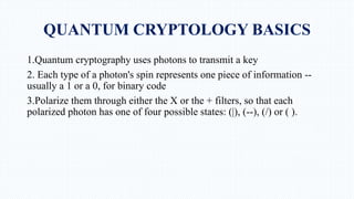 Quantum cryptography | PPT