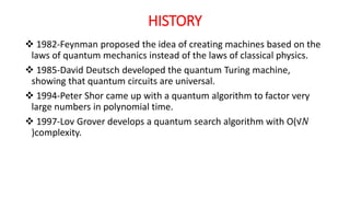 Quantum Computing in Cloud | PPTX