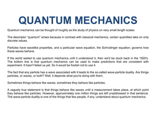 Comprehensive Introduction to Quantum Mechanics and Wave-Particle ...
