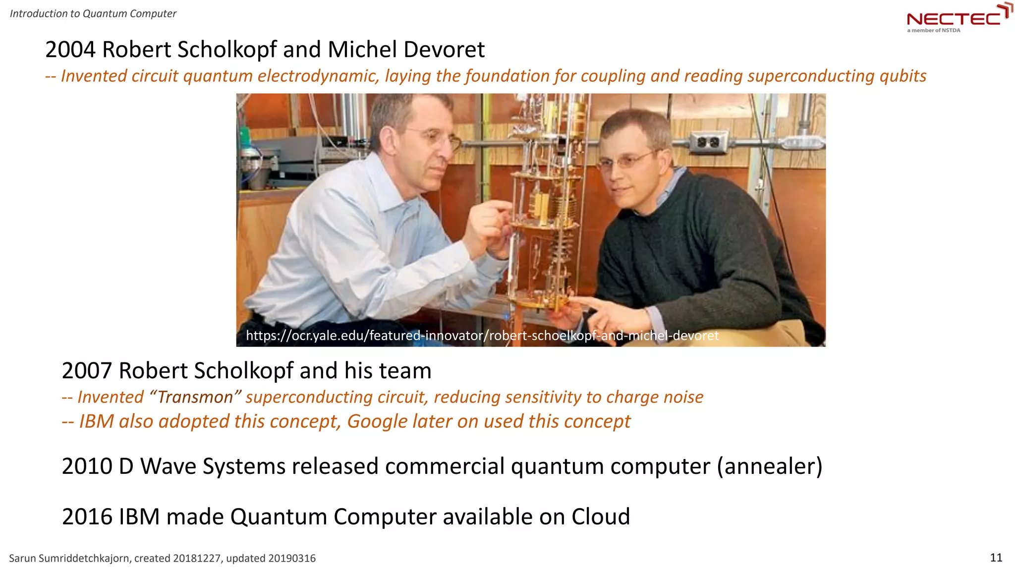 Introduction to Quantum Computer | PDF