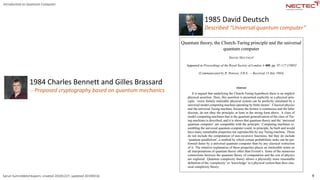 Introduction to Quantum Computer | PDF